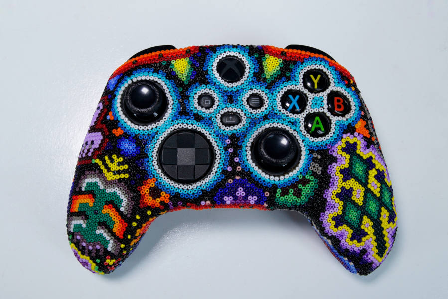 Indigenous Artisans From Mexico Use Xbox controller as Canvas - HipLatina